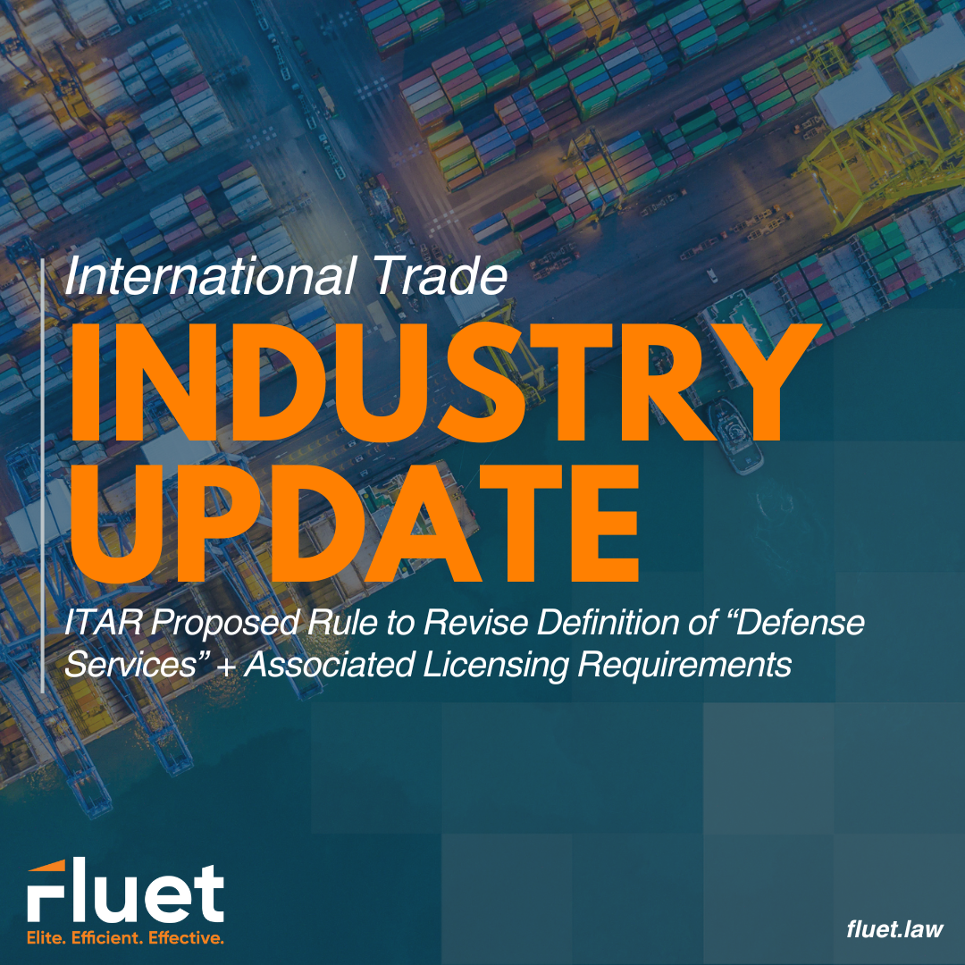 ITAR Proposed Rule To Revise Definition Of Defense Services ITAR Proposed Rule To Revise Definition Of Defense Services